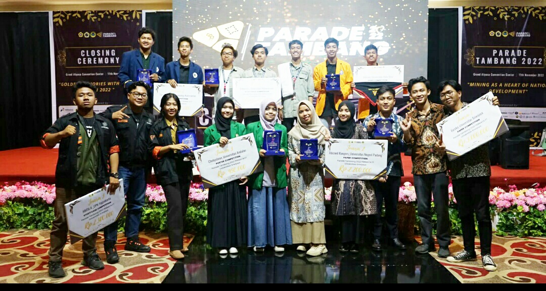 Teknik Pertambangan UNP Raih Peringkat 2 Lomba paper Nasional ...